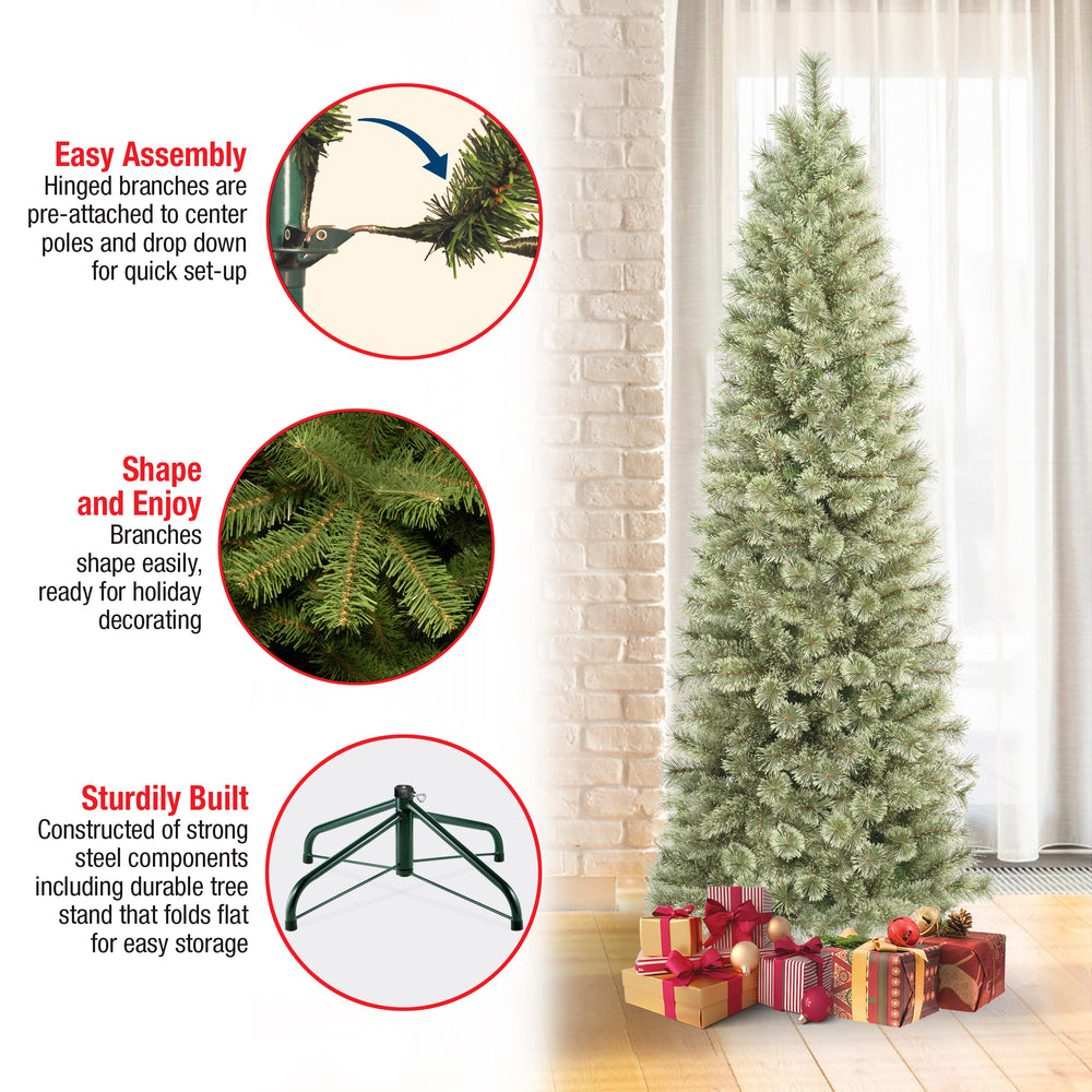 7.5 ft. Arcadia Pine Cashmere Slim Tree · National Tree Company