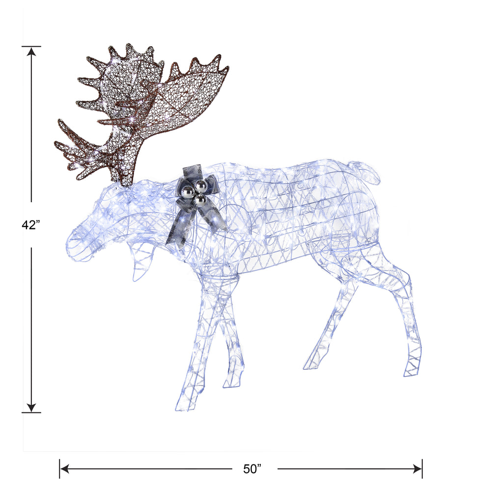 50 in. Pre-lit Moose Decoration, Plug-In · National Tree Company