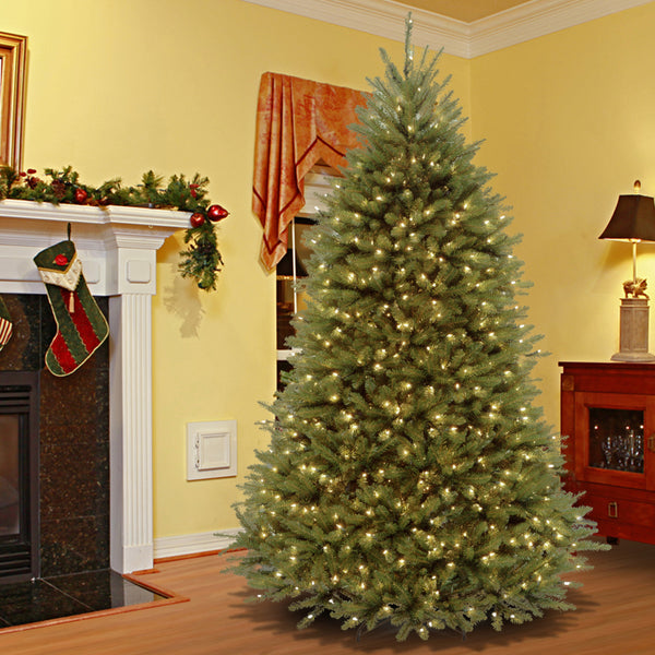 7.5 ft. Pre-Lit Dunhill Fir Tree with Clear Lights, Plug-In · National ...