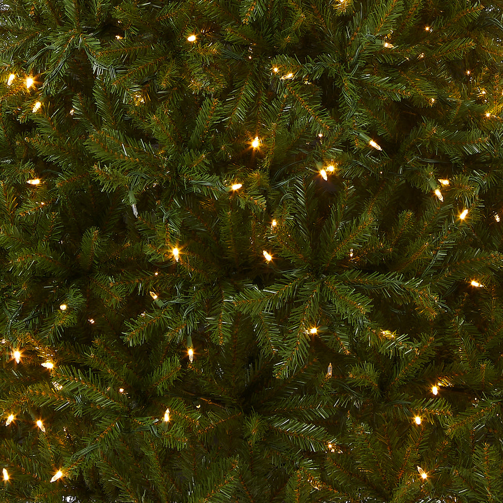 7 ft. Pre-Lit Dunhill Fir Tree with PowerConnect Dual Color LED Lights ...