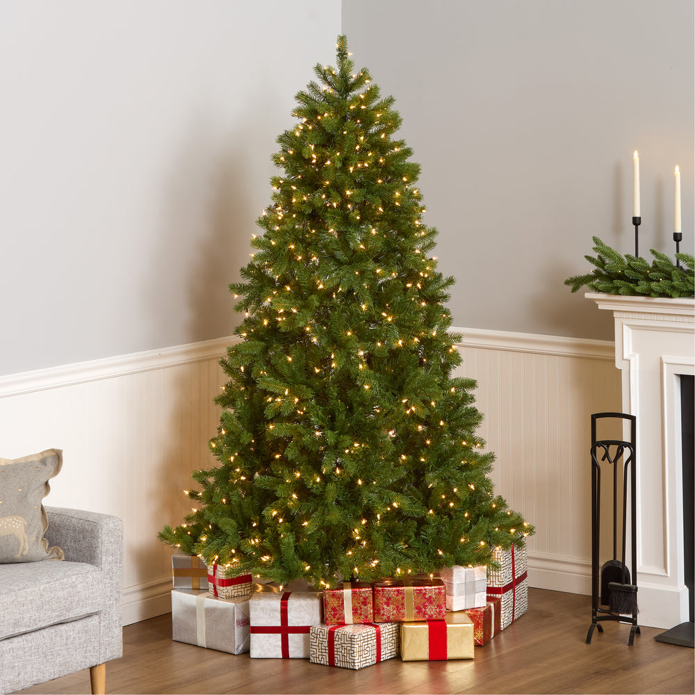 6.5 ft. Pre-Lit Downswept Douglas Fir Tree with Clear Lights · National ...