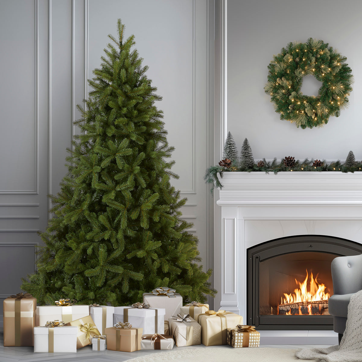 7.5 ft. Downswept Douglas Fir Tree · National Tree Company