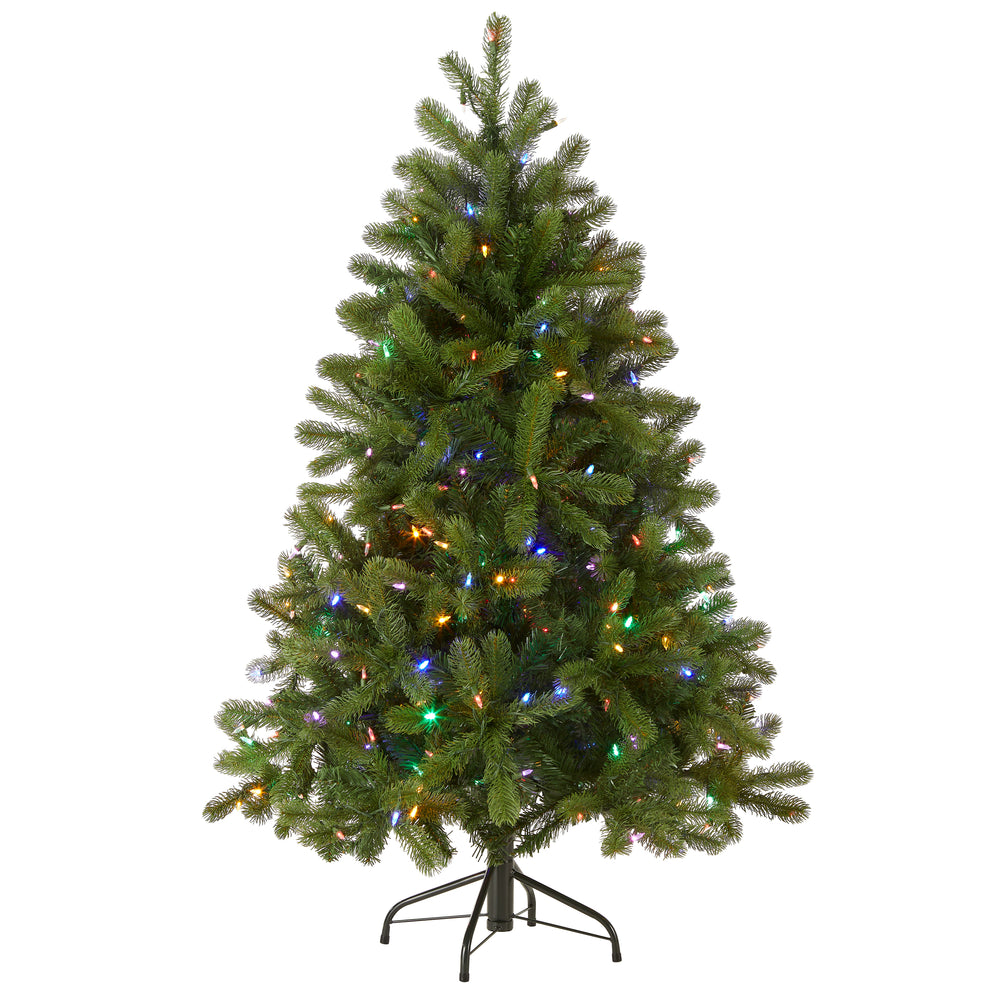4.5 ft. Pre-Lit Downswept Douglas Fir Tree with Dual Color LED Lights · National Tree Company