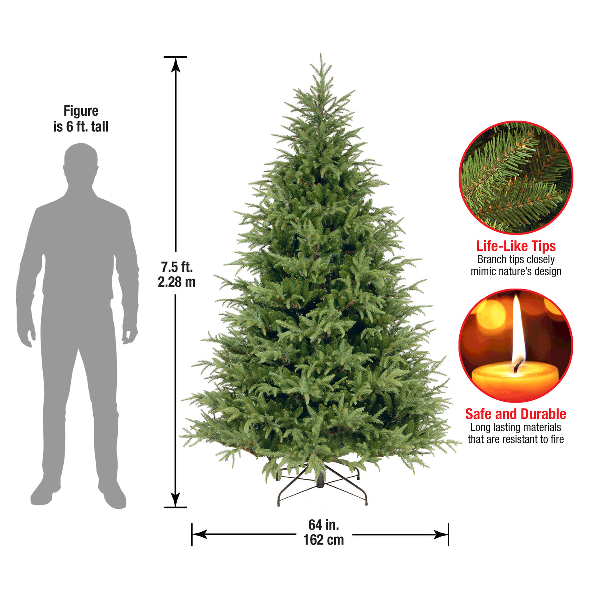 7.5 ft. Fraser Grande Tree · National Tree Company