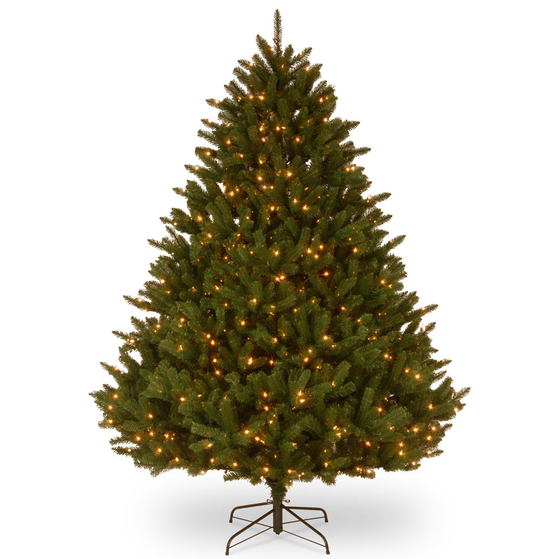 7.5 ft. Pre-Lit Ashland Spruce Slim Tree with PowerConnect Clear Light ...