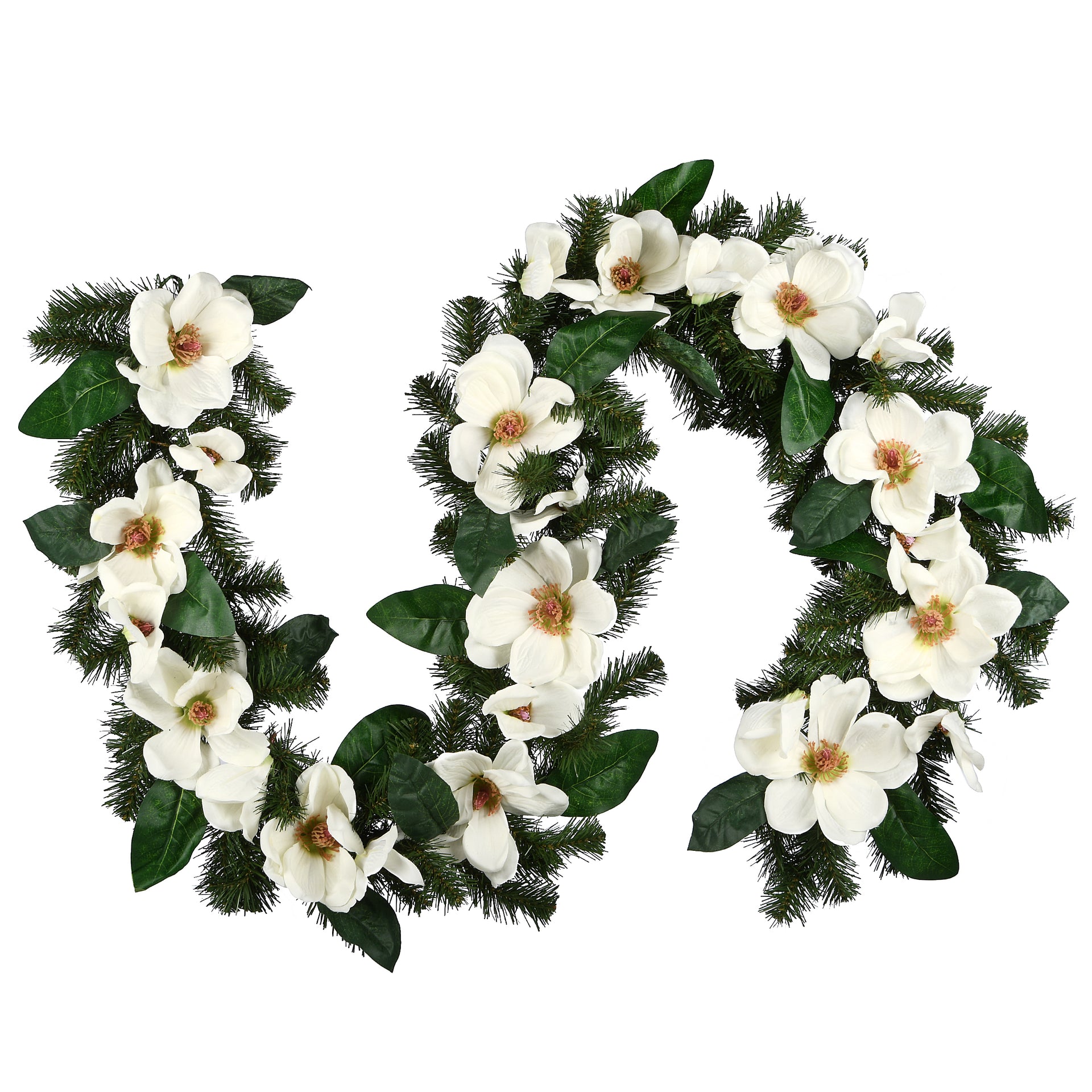 Lighted Magnolia Garland Fudios Magnolia Lighted Garland With Timer