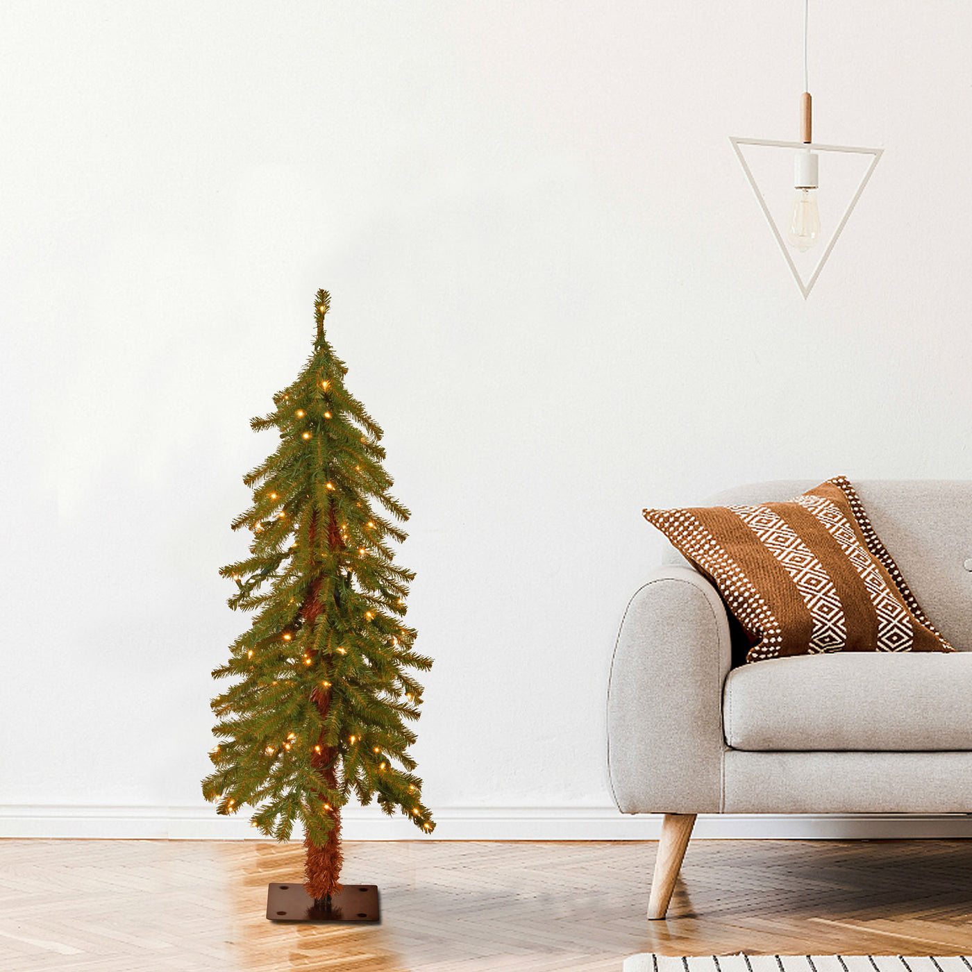 4 ft. Hickory Cedar Tree with Clear Lights · National Tree Company